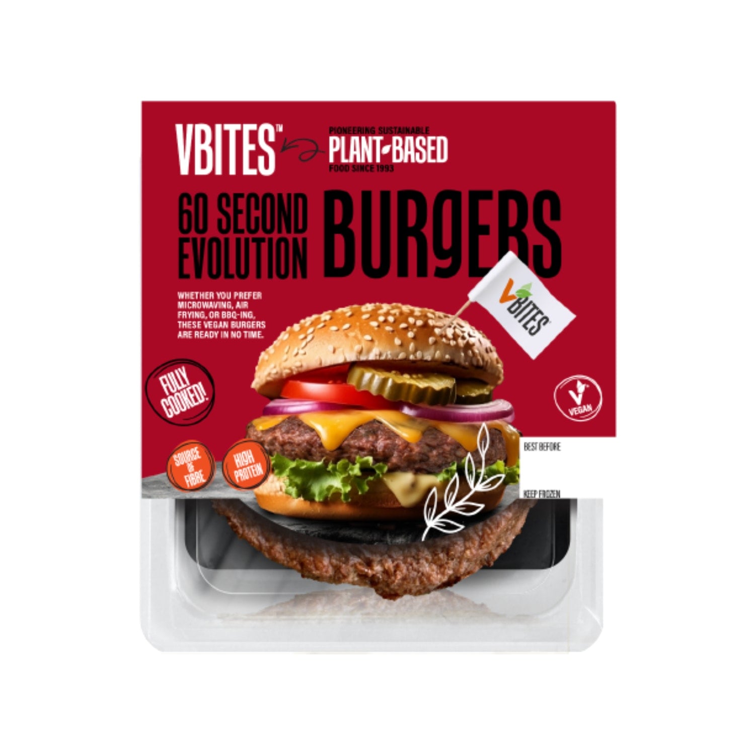 VBITES EXPRESS SERVE EVOLUTION BURGERS (2 Pack) – Vegan Perfection Retail