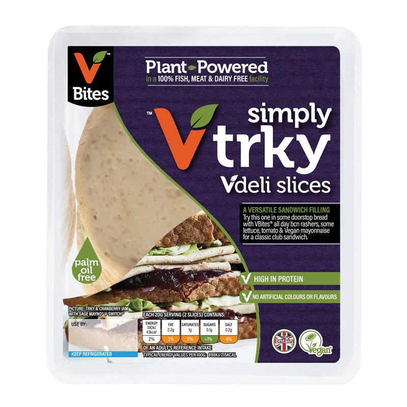 VBites Simply Trky-style VDeli Slices – Vegan Perfection Retail