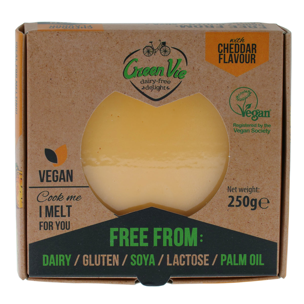 Cheddar Style Cheese Block 250g – Vegan Perfection Retail
