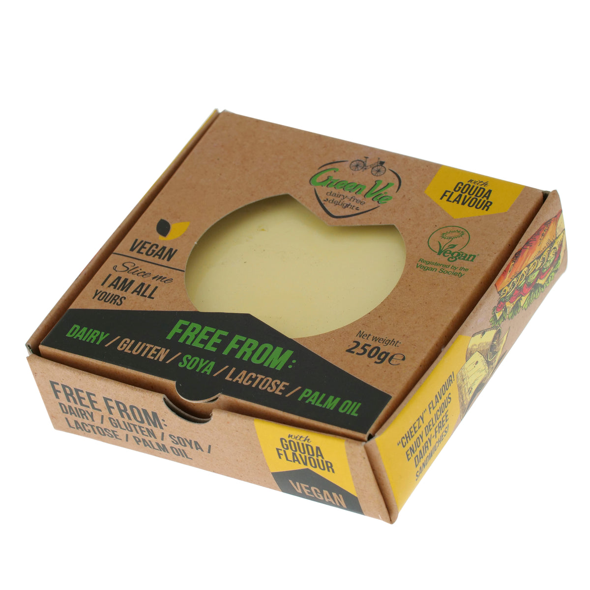 Gouda Style Cheese Block 250g – Vegan Perfection Retail
