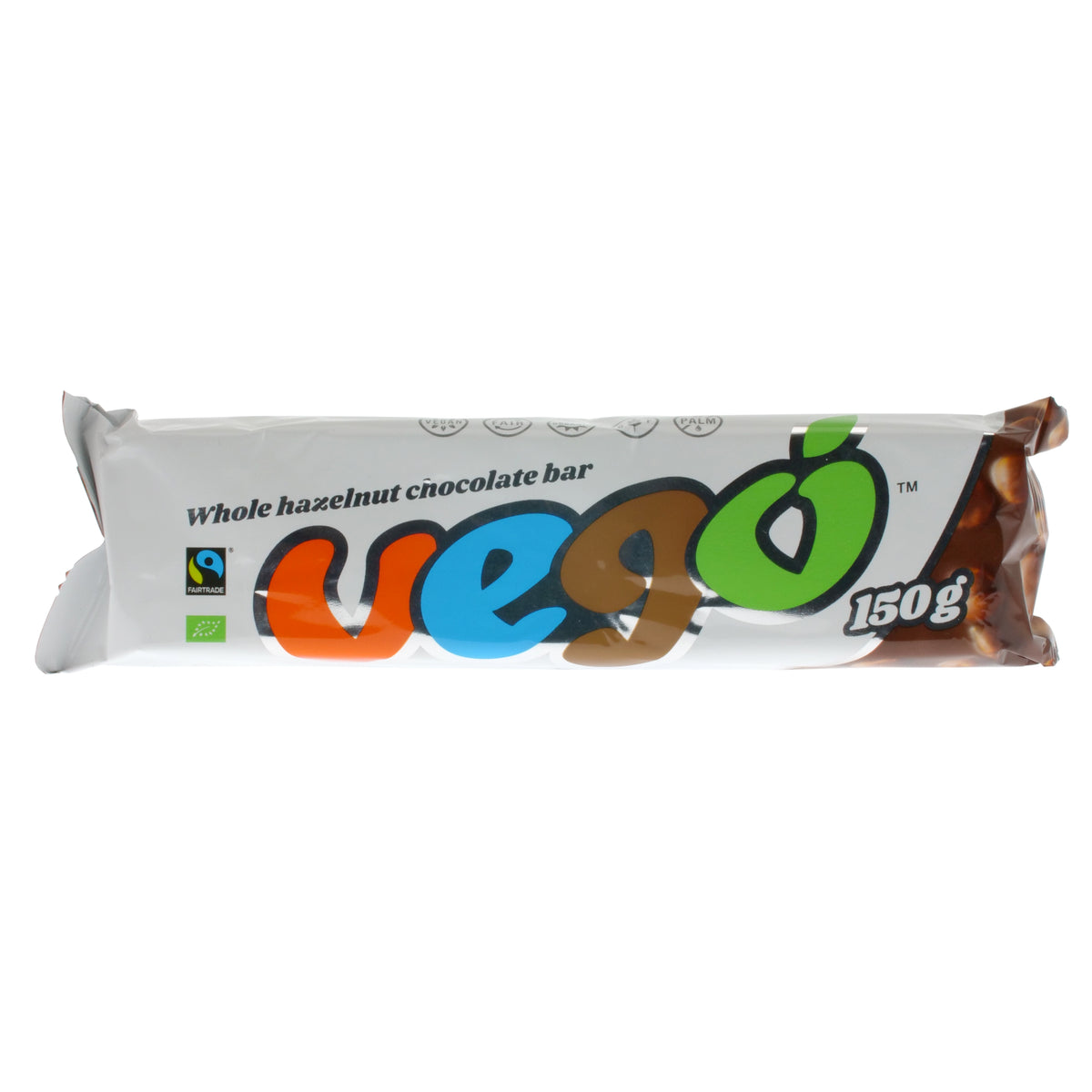 Vego Large Hazelnut Choc Bar – Vegan Perfection Retail